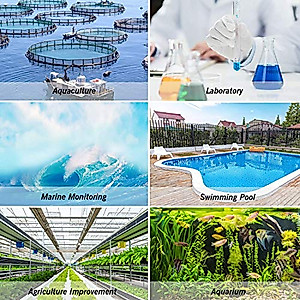 Digital Salinity Tester for Salt Water - Waterproof IP67 Salinity Meter with ATC Large Range 0-200ppt Saltwater Tester for Seawater, Aquariums, Marine Monitoring, and Koi Fish Pond by ORAPXI