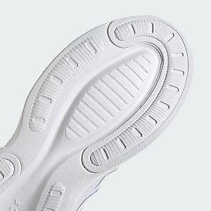 adidas Men's Alphaedge + Sneaker, White/White/Grey, 10.5