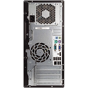 HP Compaq Elite 6300 Tower Business Desktop Computer, Intel Quad-Core i5-3470 up to 3.60GHz, 8GB RAM, 256GB SSD + 500GB HDD, DVD, WiFi, USB 3.0, Windows 10 Professional (Renewed)