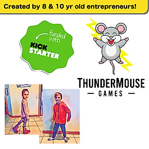 ThunderMouse Games Fumble! Football Card and Pong Game for Adults and Kids 6+ | Cup Pong Game | Fun Game | Football Card Game