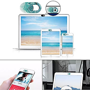 Marble Laptop Camera Cover Slide Cute 8 Pack, Webcam Cover Slide Phone Camera Cover, Ultra-Thin Computer Camera Cover Slide Blocker Slider Fits iPhone MacBook Laptop, Desktop, PC, Tablet