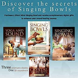 Tibetan Singing Bowl Set – Authentic Hand-Tuned Sound Bowl for Meditation – Complete Meditation Bowl Kit with Cushion, Mallet, Box & Guide – Perfect Tibetan Bell for Yoga, Relaxation, & Sound Healing