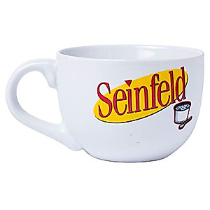 Silver Buffalo Seinfeld No Soup For You Ceramic Soup Mug, 24 Ounces