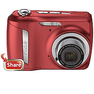 Kodak Easyshare C142 10 MP Digital Camera with 3xOptical Zoom and 2.5-Inch LCD (Red)