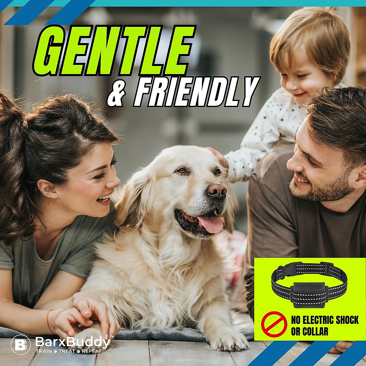 BarxBuddy [5-Pack] BarkShield Home Anti Barking Device, 66ft Long Range Ultrasonic, Waterproof Dog Bark Deterrent Box for Indoor/Outdoor Use, Safe Bark Collar Alternative Dog Training & Behavior Aid