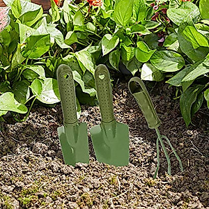 Large Snow Shovel - Tools Shovel Growing Flower Gardening Three-Piece Shovel Vegetables Earth Family Patio & Garden