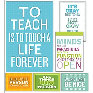 Inspirational Quotes Poster Set Bulletin Board (1)