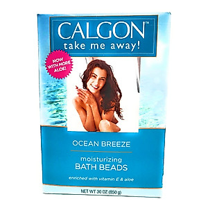 Calgon Ultra Moisturizing Bath Beads 30 Oz (Ocean Breeze, Pack of 3)