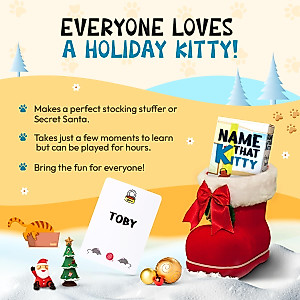 Name That Kitty - Cat Card Game for Kids 8-12 is Great for Cat Crafts, Cat Games, and Cat Memory Fans! Fun for Families, 9-Year-Old Girl Gifts, Cat Toys for Kids, or Cat-Themed Toys for Girls 6-8