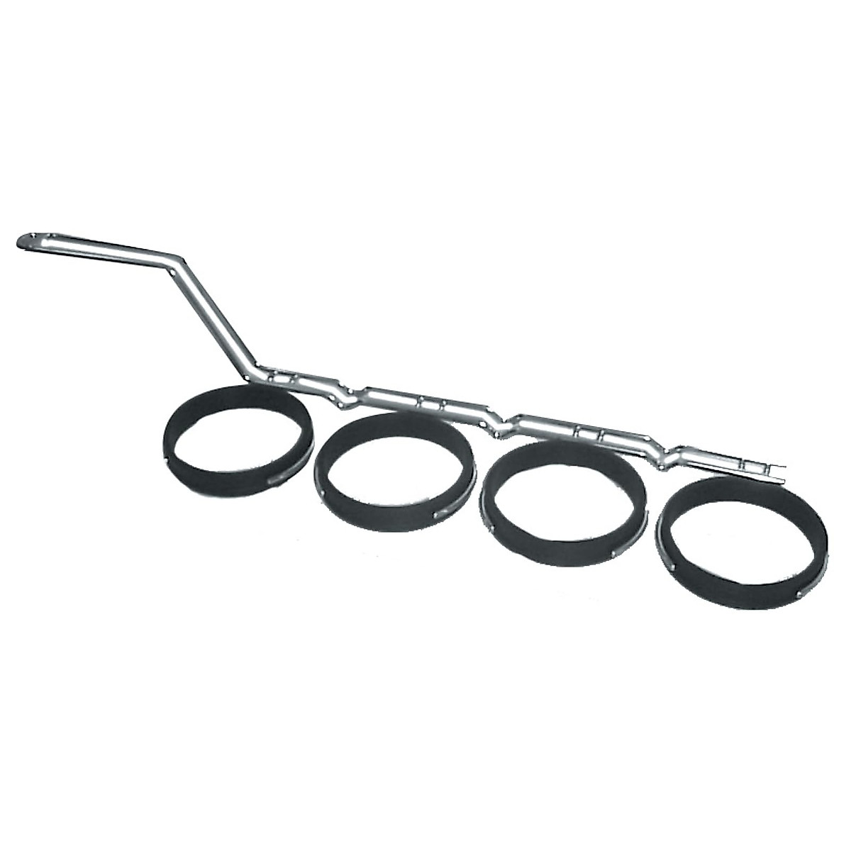 Prince Castle Egg Ring, 4 rings Inline 3.75" Diameter - Egg and Omelette Maker for Perfectly Shaped Individual Portions of Omelets and Eggs