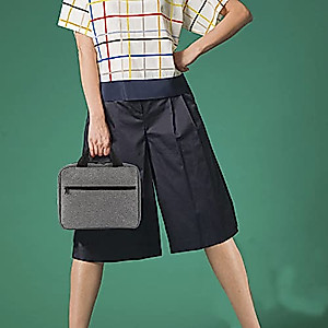 Large Bible Cover,Bible Case,Bible Covers for Women,Bible Cover for Men,Bible Book Cover Bible Bag with Handle & Pocket Study,Bible Case for Women Men Father Kids.Bible Cover Case.Gray