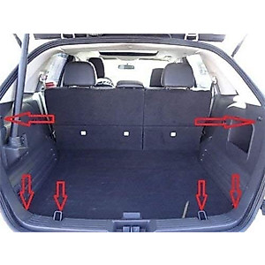 Envelope Style Elastic Trunk Mesh Cargo Net for Ford Edge SE SEL ST Titanium 2016-2023 - Premium Trunk Organizers and Storage - Luggage Net for SUV - Best Car Organizer for Ford Edge