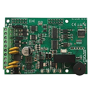 Sfera Labs Strato Pi UPS Pi4B 2GB - DIN-Rail Case, UPS, RS-232/RS-485, Real Time Clock, Hardware Watchdog, Buzzer, Secure Element Chip, CE/FCC/IC/RoHS Compliant