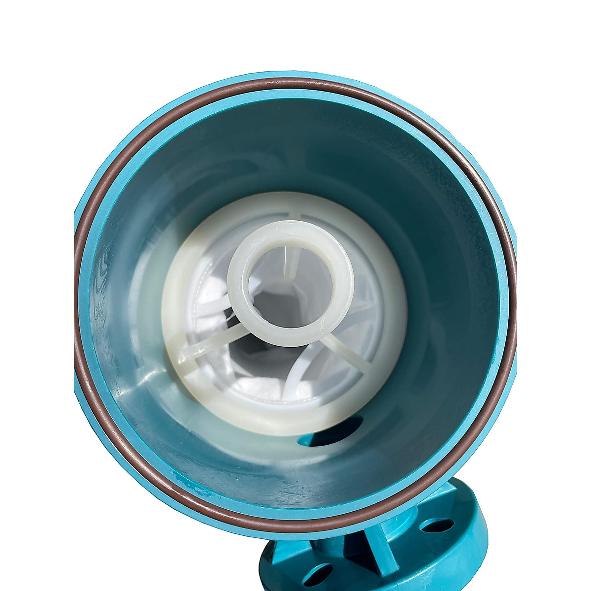 PPH #2 Polypropylene Bag Filter Housing, 2 Inch Flanged Inlet/Outlet, 125 GPM Max Flow, UV Resistant, Twist-Off Lid, Viton O-Rings, Ideal for Chemical Applications