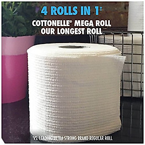 Cottonelle Ultra Comfort Care Toilet Paper, Bath Tissue, 6 Mega Toilet Paper Rolls
