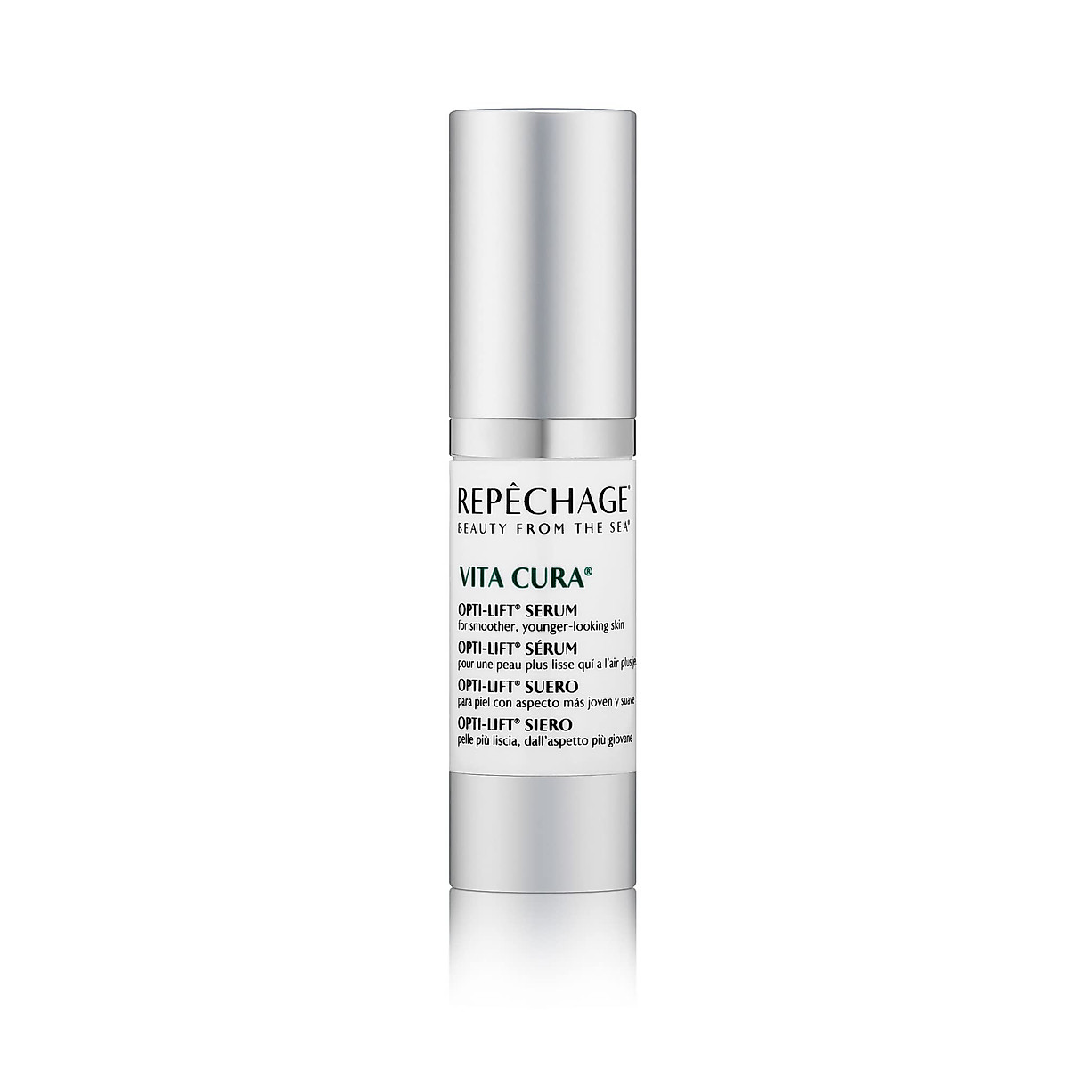 Repechage Vita Cura Opti-Lift Serum - Anti Aging Eye Contour Lifting Effect to Smooth Out Look of Wrinkles and Crow's Feet with Almond Protein, Seaweed Extracts, and Peptides, 15ml /0.5fl oz.