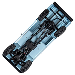 EAZYRC 1:18 Glacier RC Crawler 4x4 Offroad Truck Hobby Grade Remote Control Car Model Vehicle RTR with LED Lights 3-Ch 2.4GHz Transmitter Battery USB Charger Included