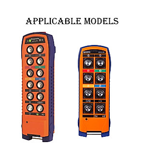 Replacement Battery for HBC Radiomatic Quadrix Keynote Patrol D Micron 4 Micron 5 Micron 6 Crane Remote Control, fits Part no BA223000 BA223030 FUB6