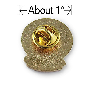 EMI Certified Nursing Assistant (CNA) Emblem Round Emblem Pin - Wreath edge