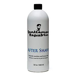 Gentlemen Republic After Shave - Refreshing and Hydrating Formula with Irritation Protection - Soothe, Cool And Moisturize - 100% Alcohol-Free Aftershave for Men - Made in the USA, 32oz