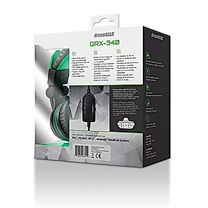 dreamGEAR: GRX-340 Advanced, Wired Stereo Gaming Headset for XBOX One Includes Inline Dual Volume Control For Chat and Game Sounds. Also works with PS4, and other systems