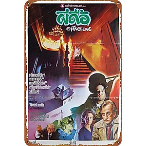 The Changeling Professional Tin Poster- Ideal Wall Decor for Bars, Cafes, Offices, Restaurants, Homes, Gardens, Shops, Clubs - 12 X 8 Inches