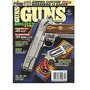 GUNS MAGAZINE, DECEMBER, 2013 (AIMPRO CUSTOM MOSSBERG 12 GAUGE * MIGHTY & TINY