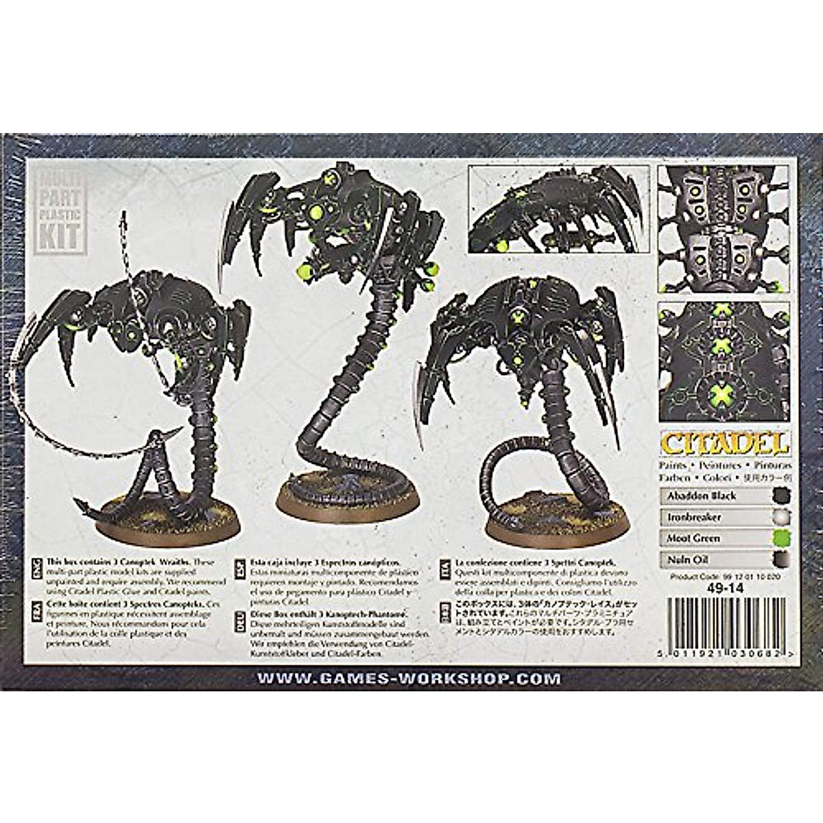 Games Workshop 99120110020 Necron Canoptek Wraiths Acton Figure