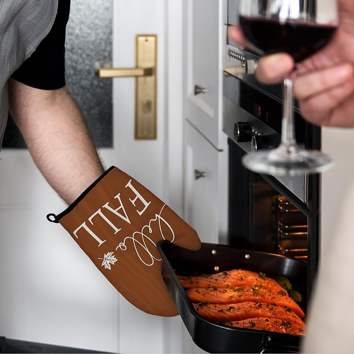 309HJ-ST01 Home & Kitchen > Kitchen & Dining > Kitchen & Table Linens > Potholders & Oven Mitts > Oven Mitts