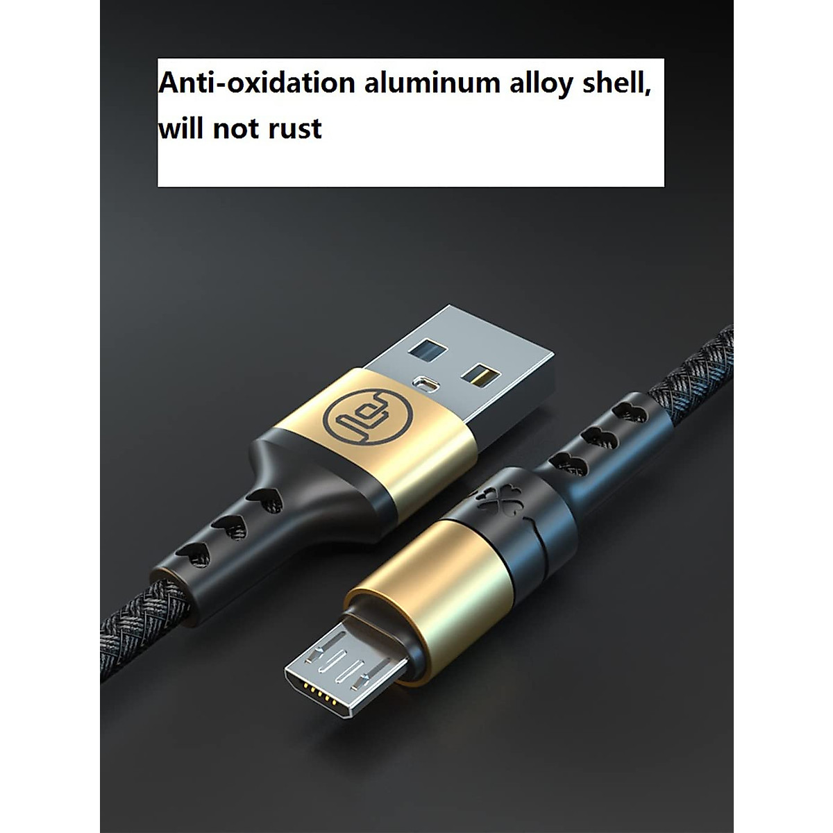 navor (2-Pack 5M (16 ft.) Compatible with PlayStation 4 Controller Charging Cable, Micro USB Cable Compatible with PS4, DualShock 4, Android Smartphones, Tablets and More