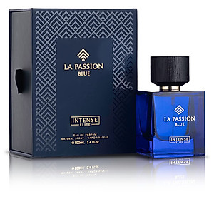INTENSE ELITE La Passion Arabian Perfume for Men 100ML (3.4Oz) Eau De Parfum Men With Lemon, Grapefruit, Mint & Pink Pepper Notes Long Lasting Perfume