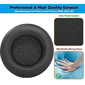 DowiTech Thickened Protein Lether Headphone Replacement Ear Pads Cushions Headset Earpads Compatible with Corsair Virtuoso RGB Wireless SE Gaming Headset