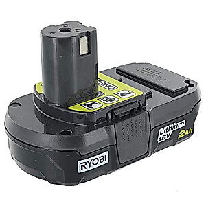 Ryobi P190 2.0 Amp Hour Compact 18V Lithium Ion Battery w/ Cold Weather Performance and (Charger Not Included / Battery Only)