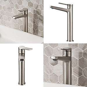 KRAUS Indy Single Handle Vessel Bathroom Faucet in Chrome, KVF-1400CH