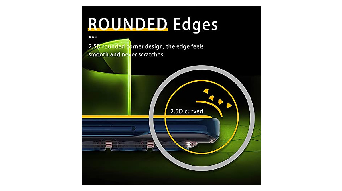 Ogrish Tempered Glass & Camera Lens Protector - Moto Edge