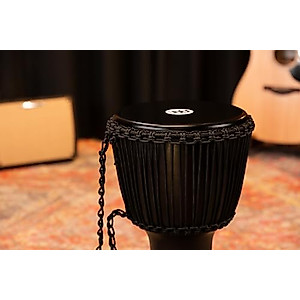Meinl Percussion Series Travel Djembe Hand Drum Circle Instrument, Synthetic Shell and Goat Skin Head — NOT Made in China — African Mali Weave Rope Tuning, 2-Year Warranty (PADJ4-L-G)