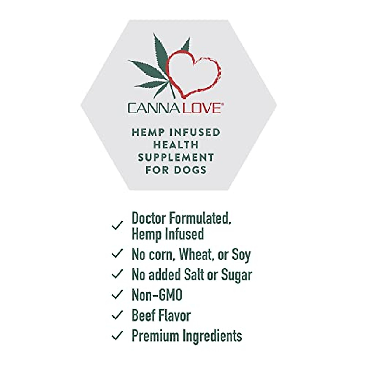 CannaLove Discomfort Relief Hemp Infused Supplement Sticks - 8oz Bag, Doctor Formulated