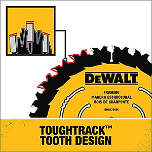 DEWALT Circular Saw Blade, 7 1/4 Inch, 24 Tooth, Wood Cutting, 3 Pack (DWA1714243)