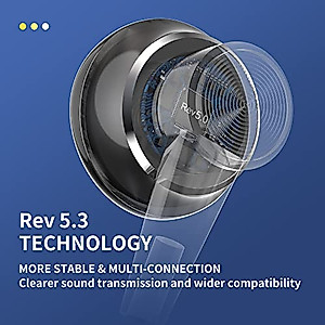 Hrbzo Neckband Wireless Headphones Around The Neck Bluetooth Earbuds Wireless 10 mm Drivers Foldable & Lightweight Build- Black