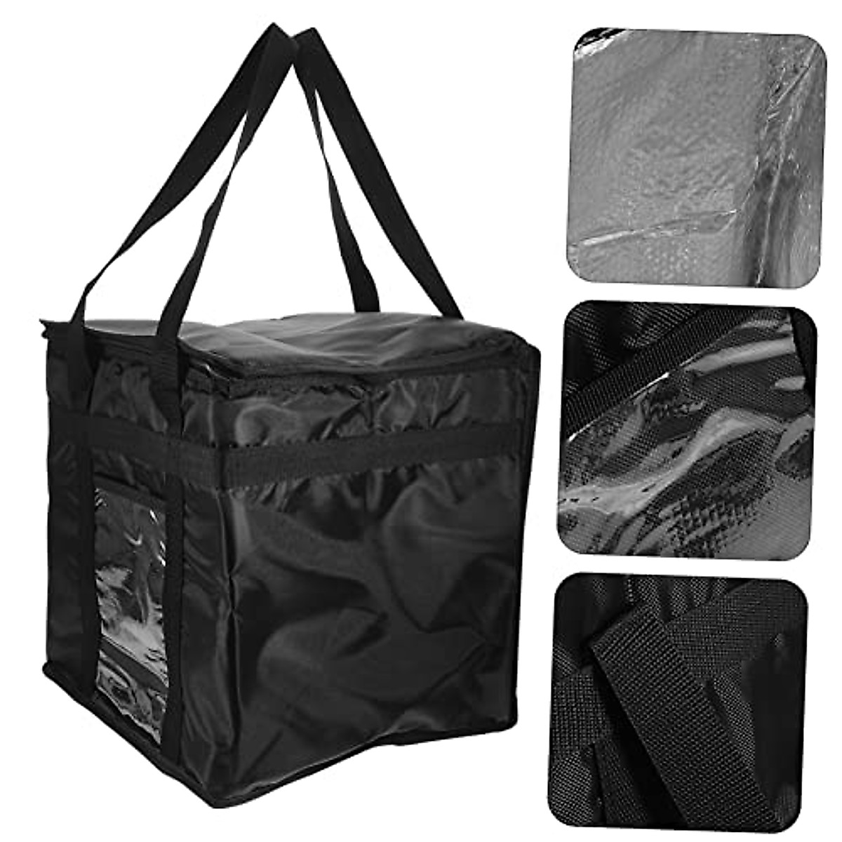 VINTORKY Thermal Insulation Bag Food Carrying Bag Insulated Cake Tote Bags Insulated Cooler Bags Beverages Carrier Bag Cooler with Cover Foldable Shopping Bag Freezer Oxford Cloth