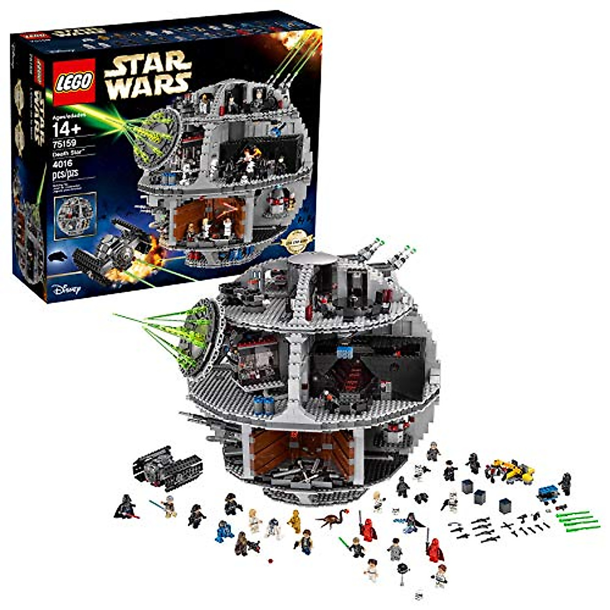 LEGO Star Wars Death Star 75159 Space Station Building Kit with Star Wars Minifigures for Kids and Adults (4016 Pieces)