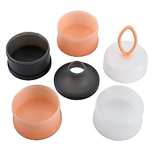 Accmor 2 Pack Baby Formula Dispenser On The Go, Stackable Formula Dispenser Formula Container to Go, Non-Spill Portable Milk Powder Kids Snack Storage Container, BPA Free