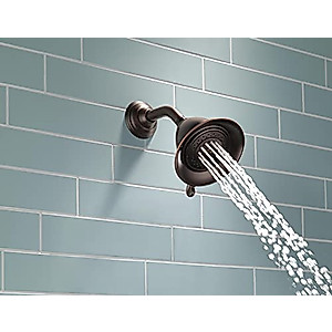 Delta Faucet 3-Spray Shower Head, High Pressure Shower Head Oil Rubbed Bronze, Massage Shower Head, High Flow Shower Head, Venetian Bronze RP34355RB