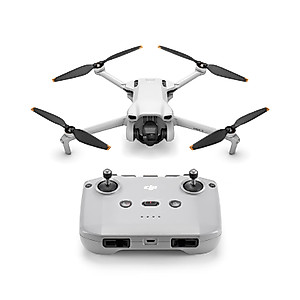 DJI Mini 3 - Lightweight and Foldable Mini Camera Drone with 4K HDR Video, 38-min Flight Time, True Vertical Shooting, and Intelligent Features (Renewed)