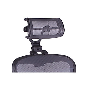 Engineered Now The Original Headrest for The Herman Miller Aeron Chair (H4 for Remastered, Graphite)