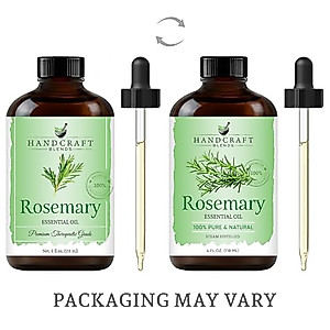 Rosemary Essential Oil - Huge 4 Fl Oz - 100% Pure and Natural - Premium Grade Essential Oil for Diffuser and Aromatherapy