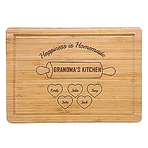 Personalized Gifts for Grandma Kitchen for Mothers Day, Cutting Board, Custom Engraved Serving Board or Decor, Customized Mom and Grandma Gift, Decor for Grandma's Kitchen, Engraved Sign, Christmas