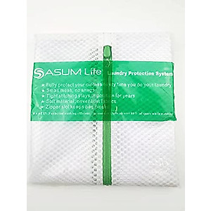 Mesh Laundry Bag, Oversize Delicates Washing Bag, Zipper Laundry Bag, Honeycomb Mesh Laundry Bags for Delicates, Student Dorm, Bedding, Stuffed Toys, Socks, Underwear, Bra Lingerie, Travel Laundry Bag, 2 Pack (24 x 24inch)