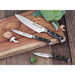 Cangshan D Series 61772 German Steel Forged 3-Piece Starter Knife Set