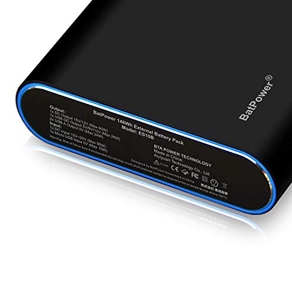 BatPower ProE 2 ES10B 148Wh MS Surface Power Bank for Surface Book 3 2 1 External Battery Surface Laptop 4 3 2 1 Surface Pro X 8 7 6 5 4 3 Go Portable Charger and Surface 120W Slim Charger Adapter